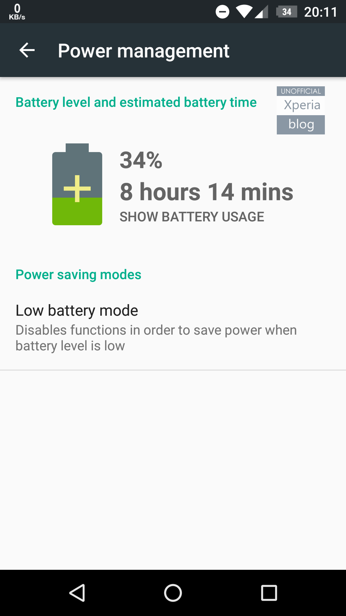Low Battery Android
